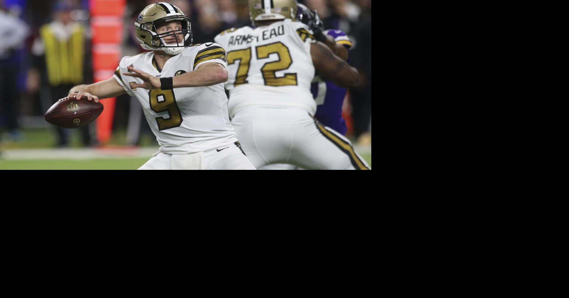 drew brees career interceptions