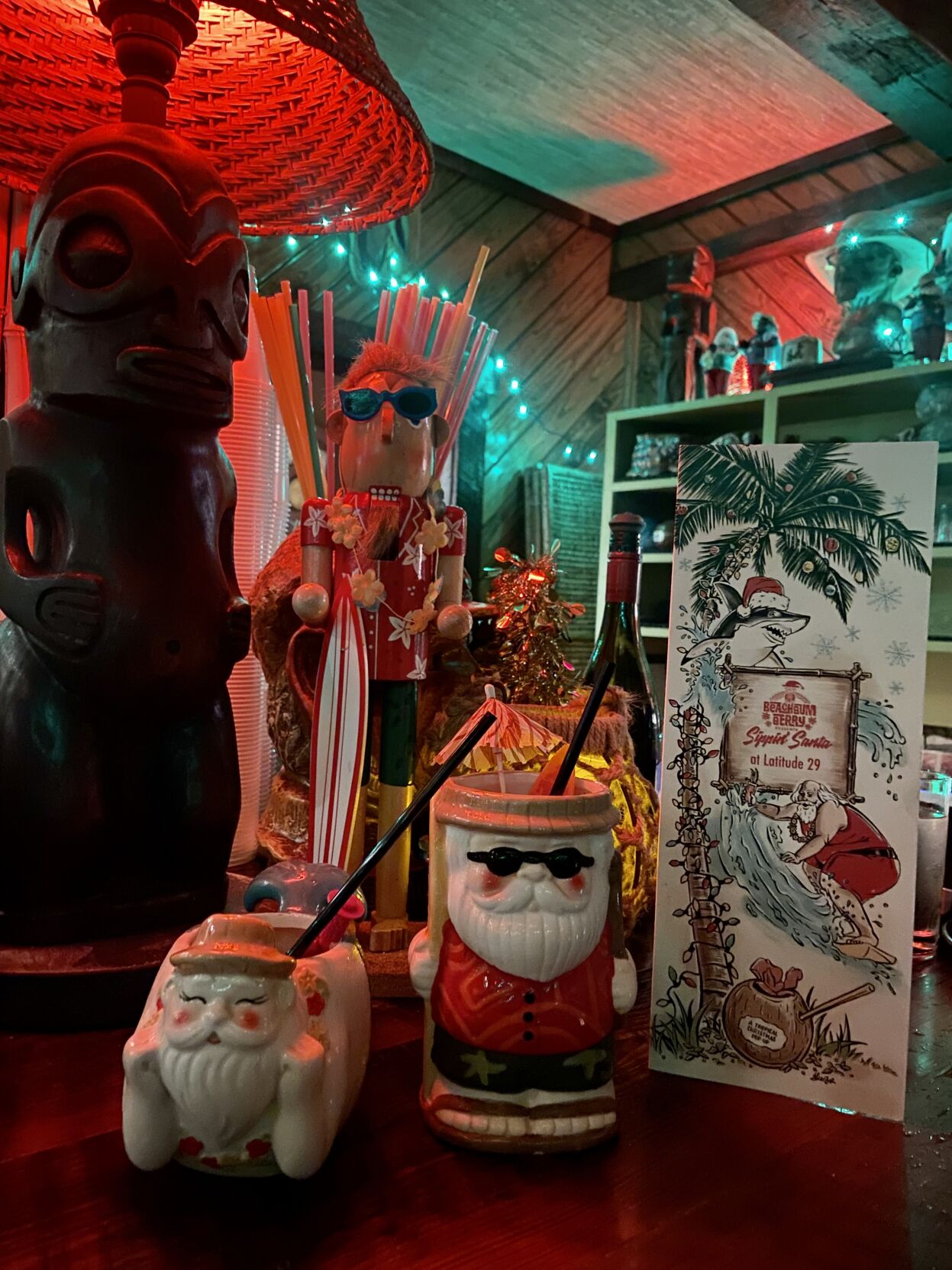 Sippin santa cocktail pop-up at beachbum berry's Latitude 29 | Where ...