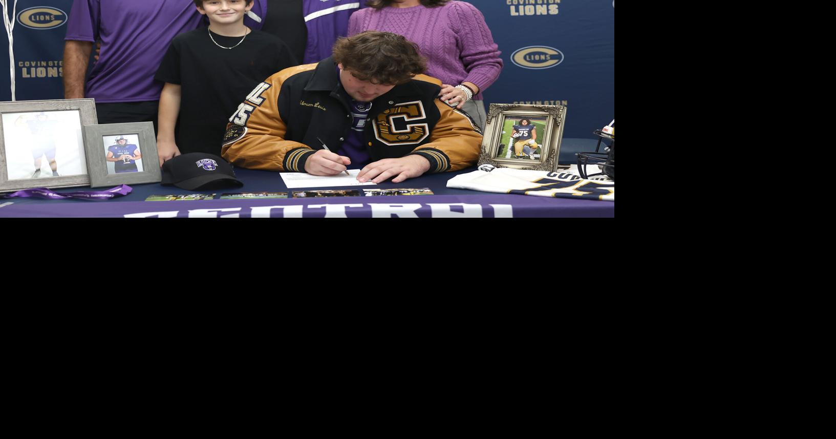 Covington's Abrum Lewis signs Central Arkansas | St. Tammany community ...