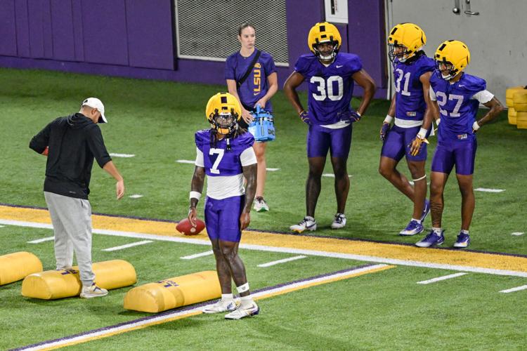 LSU football camp observations: Garrett Nussmeier goes deep | LSU ...