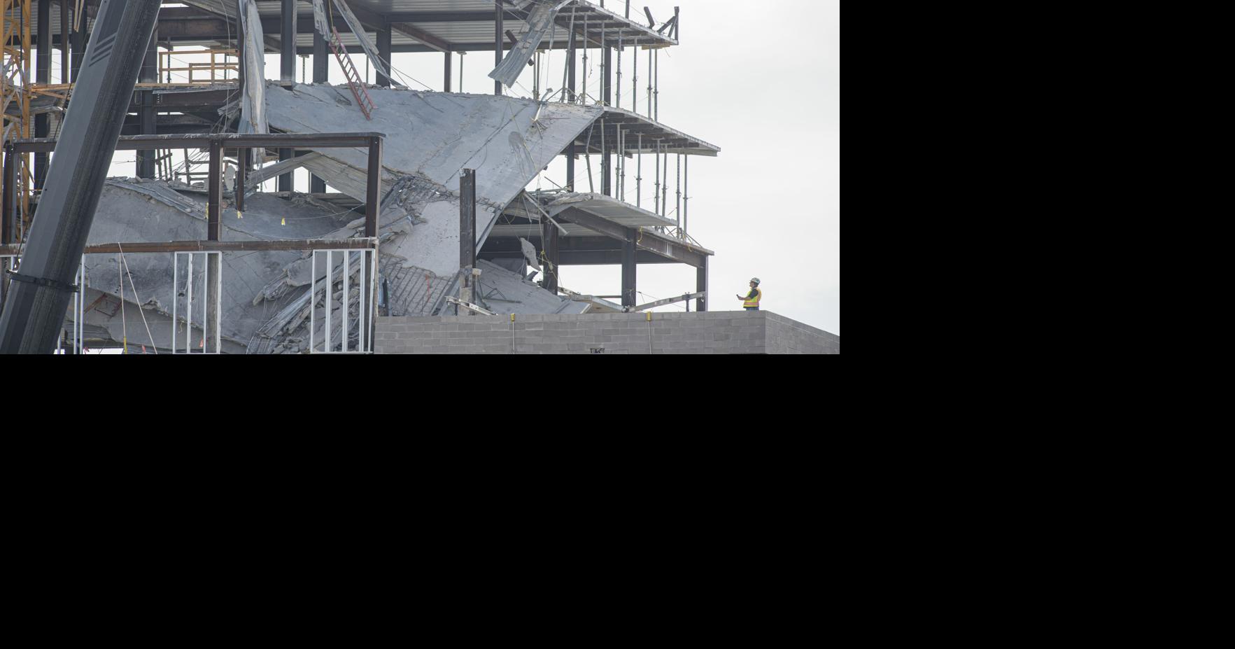 Video: Hard Rock Hotel worker shows bent support posts, slams engineering before collapse | News ...