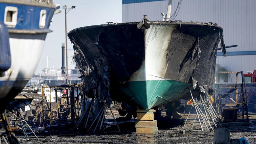New Orleans Fire Department battles 3-alarm blaze at Seabrook Harbor ...