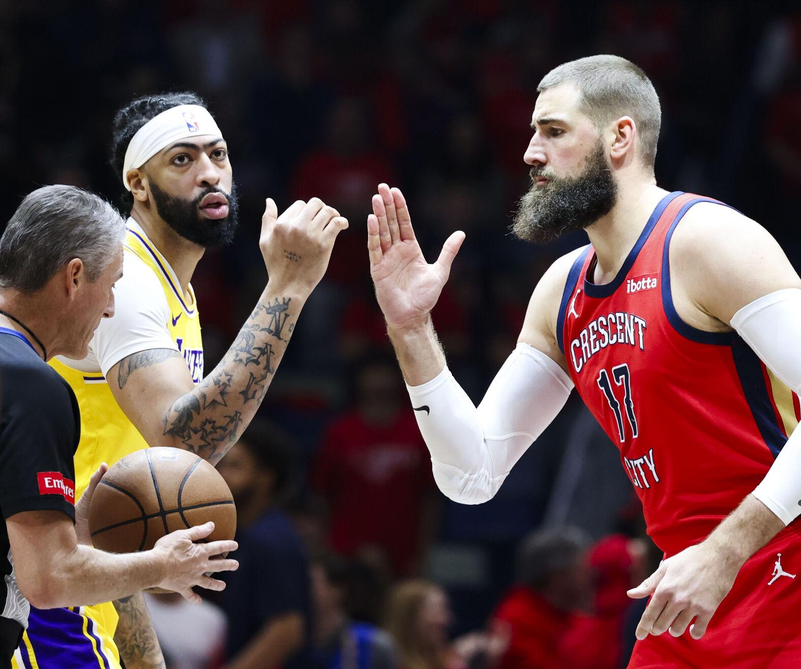 Lakers defeat Pelicans in NBA play-in tournament 110-106 | Photos ...