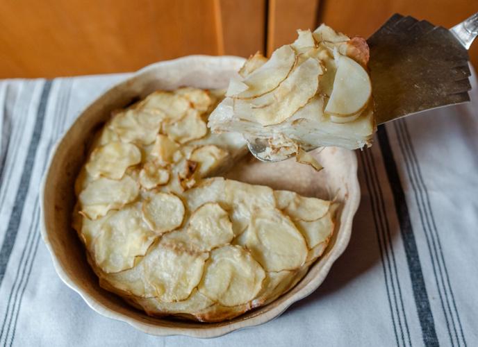 Liz Williams' chicken piccata, potatoes Anna and spinach | Where NOLA ...