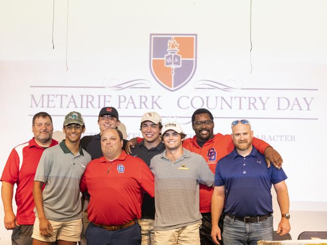 4 Country Day football players celebrate their college signings to LSU ...