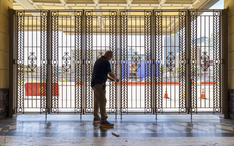 Look behind the scenes at the historic Saenger Theatre with the guy who ...