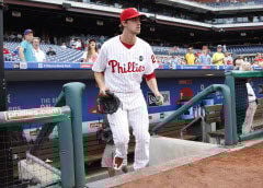 Watch Aaron Nola's first major-league strikeout in his Phillies debut ...