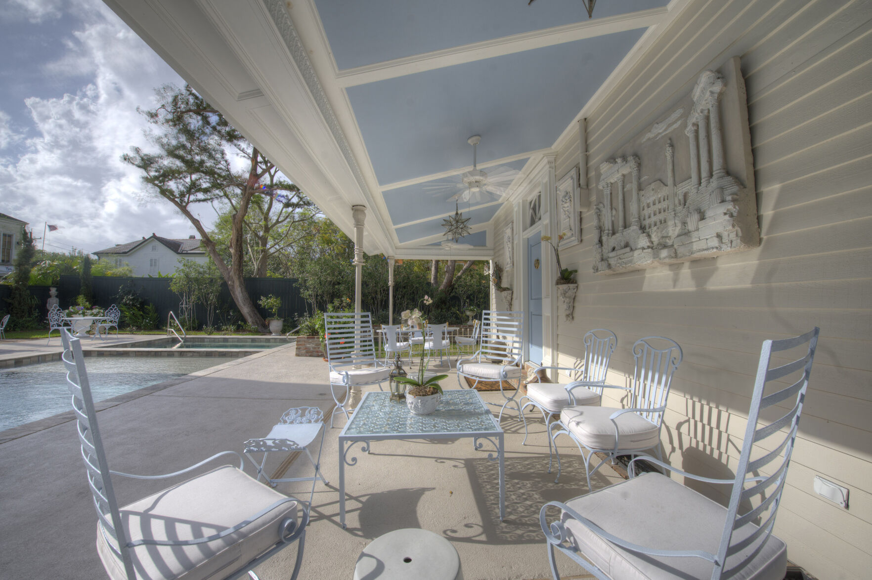 Why are New Orleans LA porch ceilings painted haint blue ...