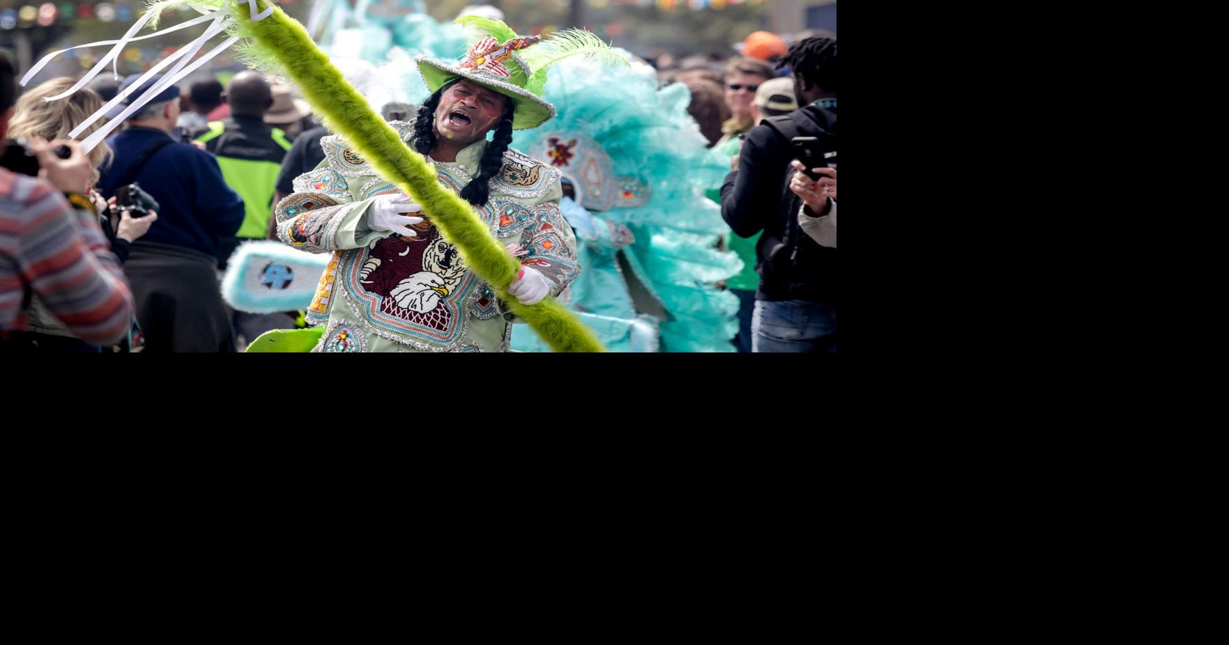 Photos: New Orleans Mardi Gras Indians parade through Central City for ...