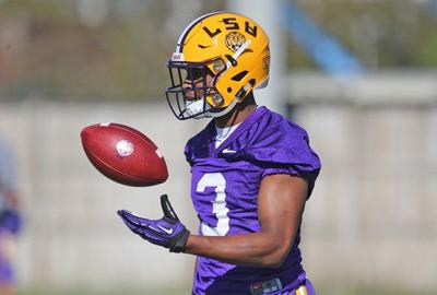 JaCoby Stevens works with DBs, several players return to LSU practice ...