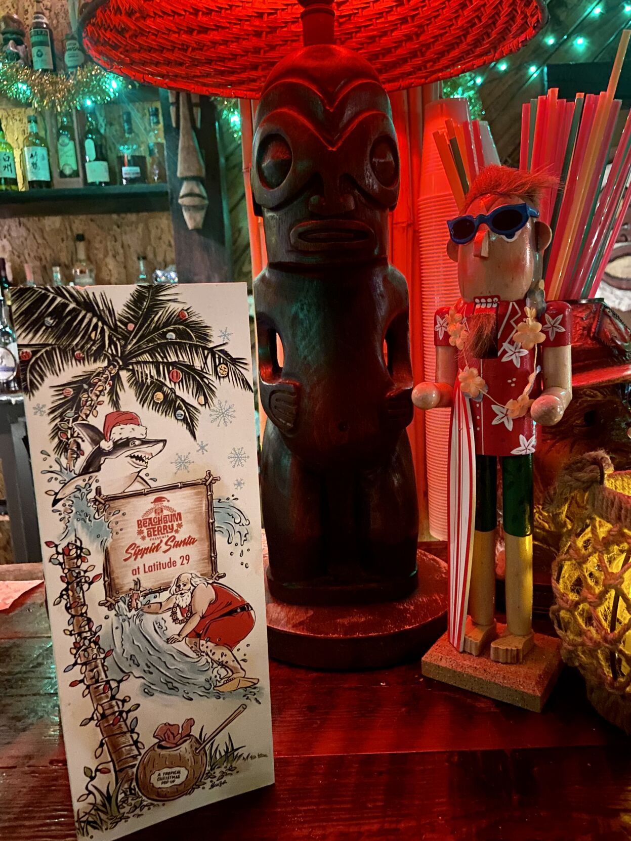 Sippin santa cocktail pop-up at beachbum berry's Latitude 29 | Where ...