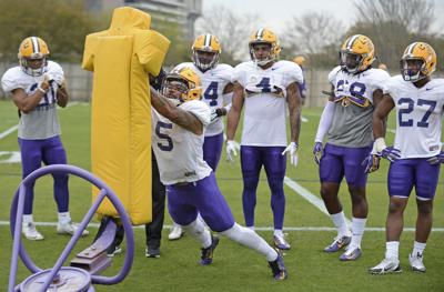 Derrius Guice embracing new role in offense; 'long way' left in QB ...