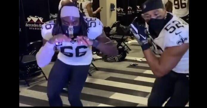 Watch: Saints dance in the locker room to celebrate sweeping the ...