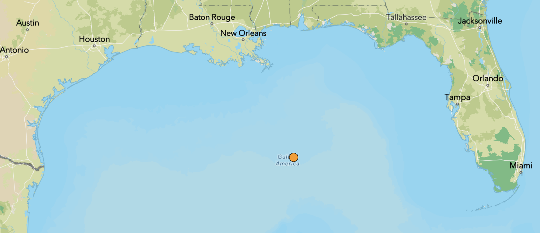 Gulf earthquake reported hundreds of miles from land | News | nola.com