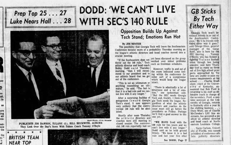 Why Sewanee, Georgia Tech left the SEC before it took off | LSU | nola.com