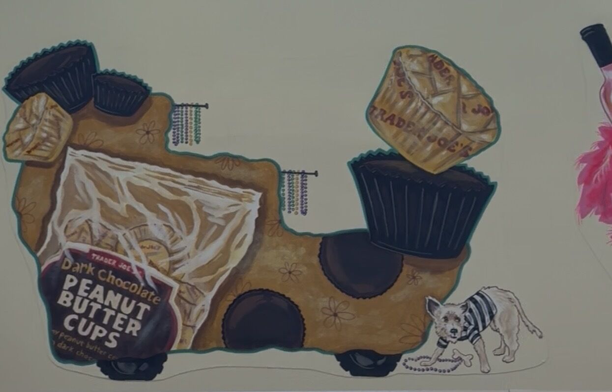 New Orleans legend, Scrim, featured in Trader Joe's decor ...