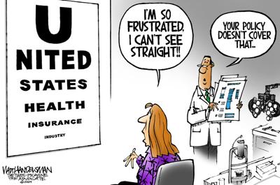 US Healthcare cartoon | Walt Handelsman | nola.com