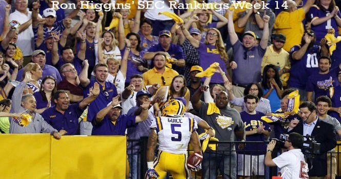 The West is the best once more: Ron Higgins' SEC Week 14 rankings ...