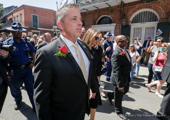 A solemn, reverent crowd awaited Tom Benson's funeral procession at ...