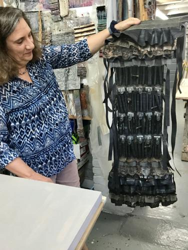 New Orleans artist Anita Cooke's studio is flush with fabrics | Arts ...