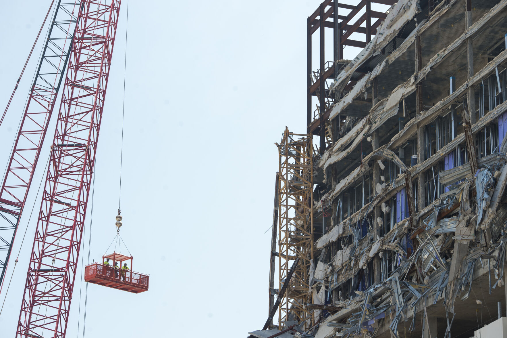 Photos: Third and final worker is pulled from the rubble of the ...