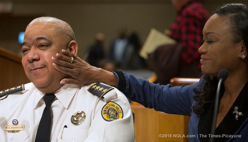 NOPD chief Michael Harrison honored during City Council meeting: See ...