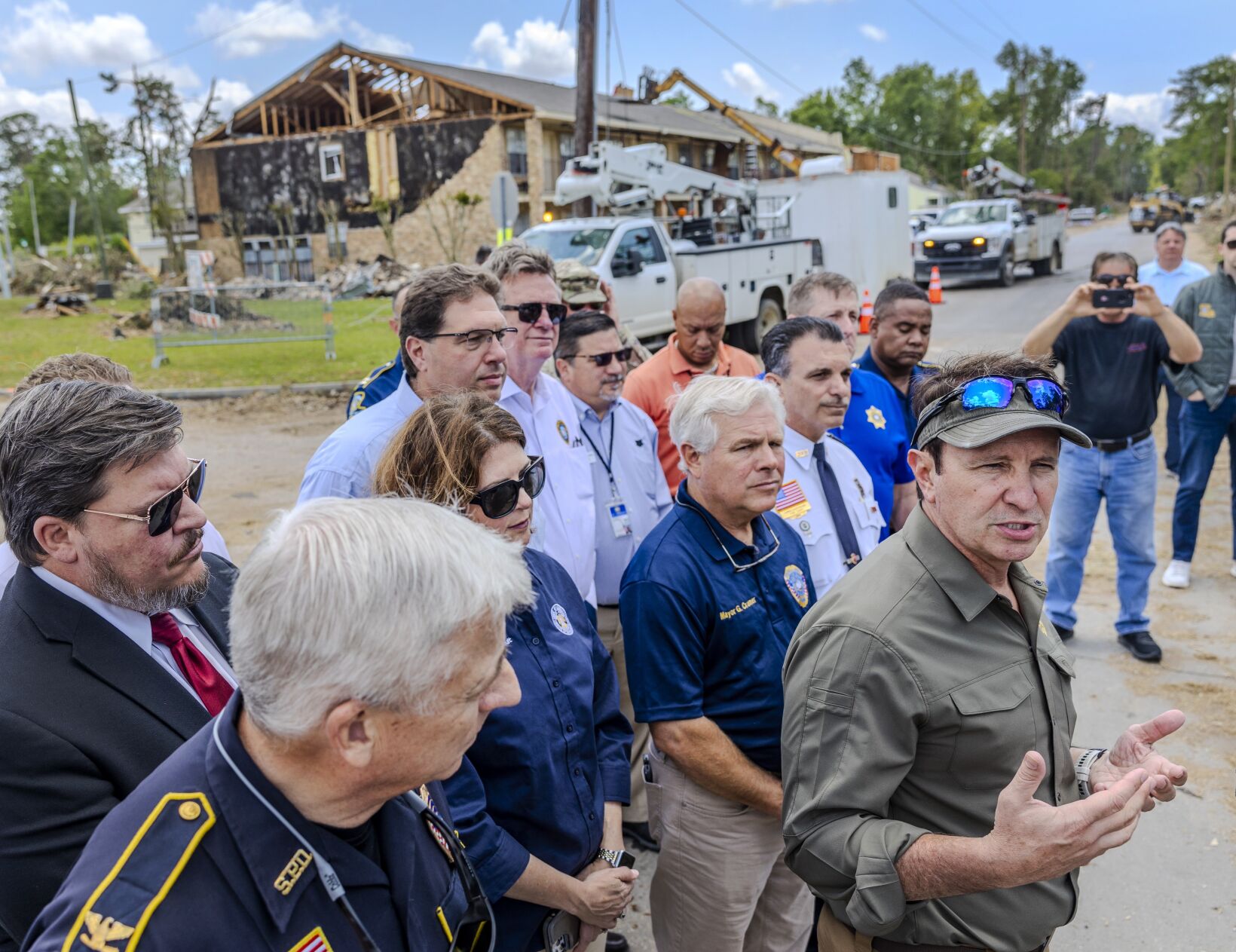 Jeff Landry tours tornado-ravaged Slidell, West Feliciana | One Tammany ...