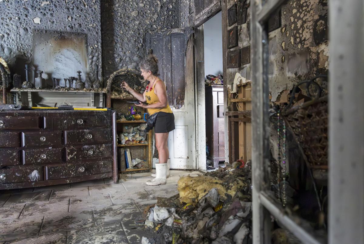 Photos: A look inside the burned French Quarter home at the site where ...
