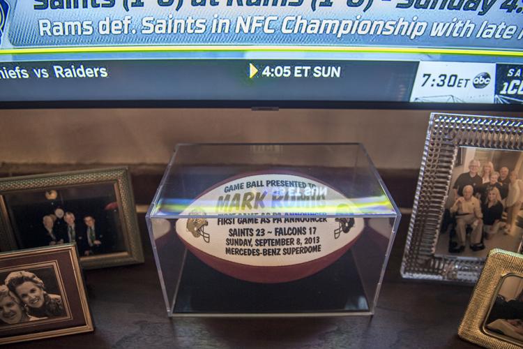 See Superdome announcer Mark Romig’s home: a Saints haven where friends ...