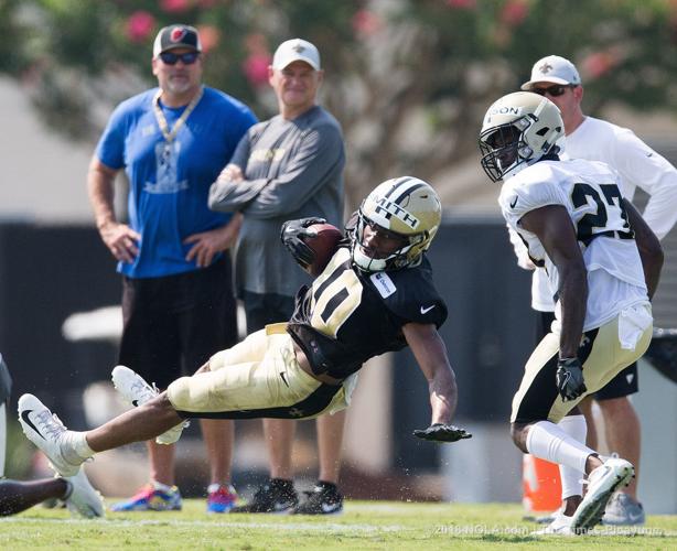 Saints rookie receiver Tre'Quan Smith the early star of training camp ...