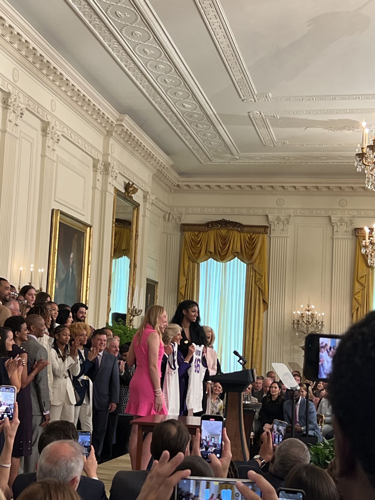 Talent, heart and grit: The Bidens honor the LSU Tigers as national ...