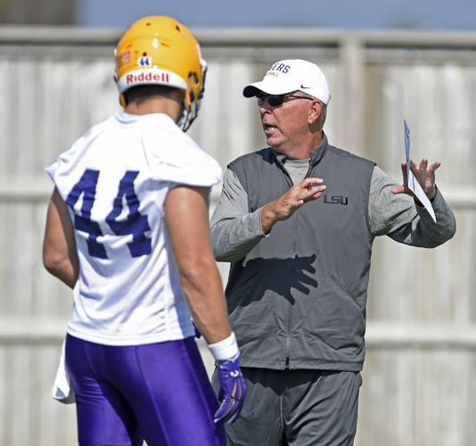 'Bright as a whip,' LSU fullback J.D. Moore returns 100 percent from ...