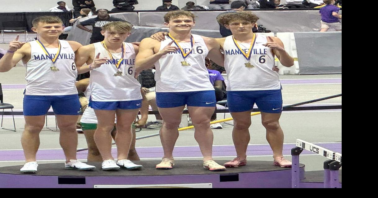 A Mandeville relay team, Slidell jumper shine at LHSAA indoor track and field state meet | Prep ...