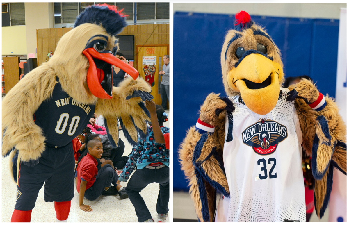 A tale of the New Orleans Pelicans' two creepiest mascots | The Latest ...