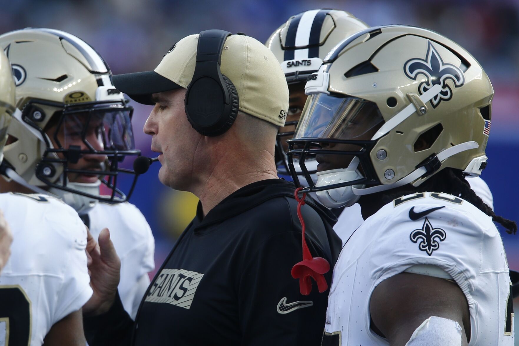 Saints interim coach Darren Rizzi explains yelling at punter | Saints ...