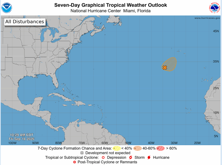Forecasters tracking Atlantic disturbance that could form | Hurricane ...
