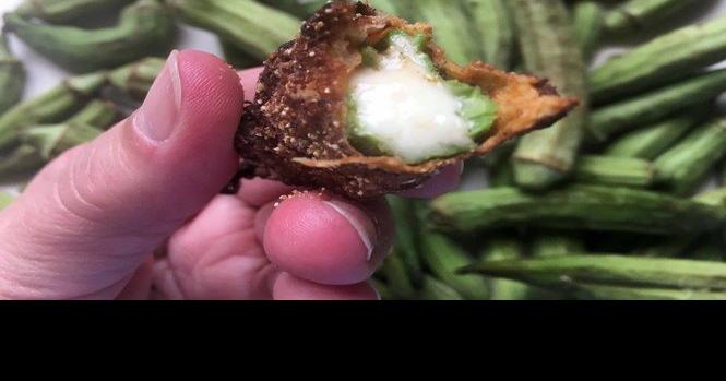 Spicy, cheese-stuffed okra poppers recipe | Where NOLA Eats | nola.com