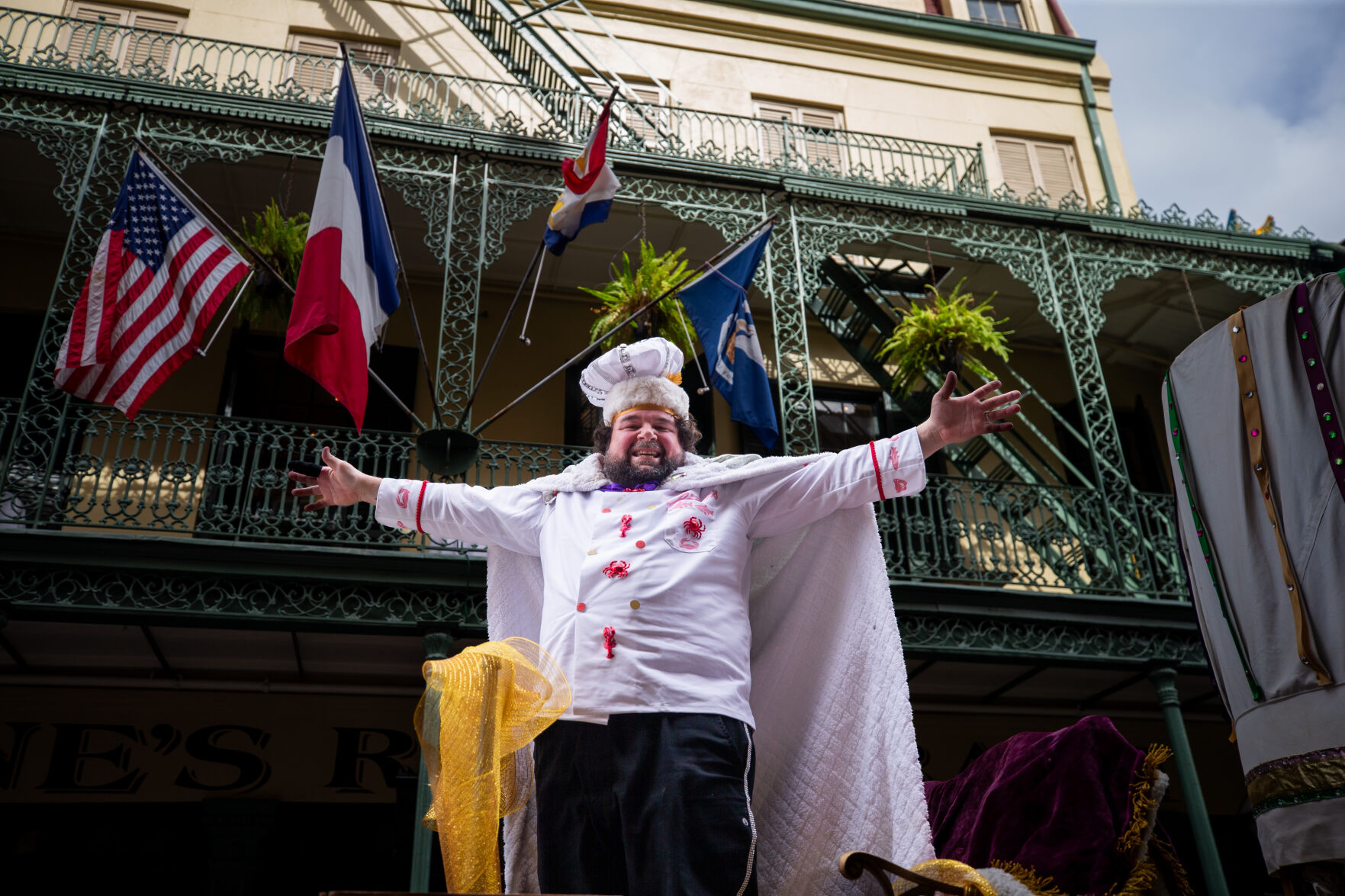 NOLA Mardi Gras parades Cork, Lafcadio toast food, drink | Mardi Gras ...
