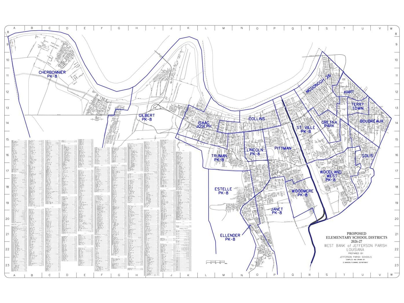 See proposed Jefferson Parish school district maps | Education | nola.com