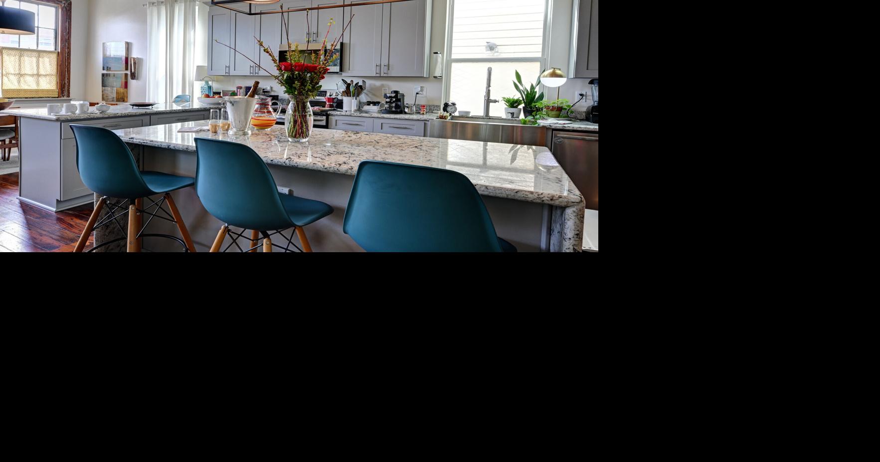 Eclectic artwork and bold color spice up a Central City reno | Home ...