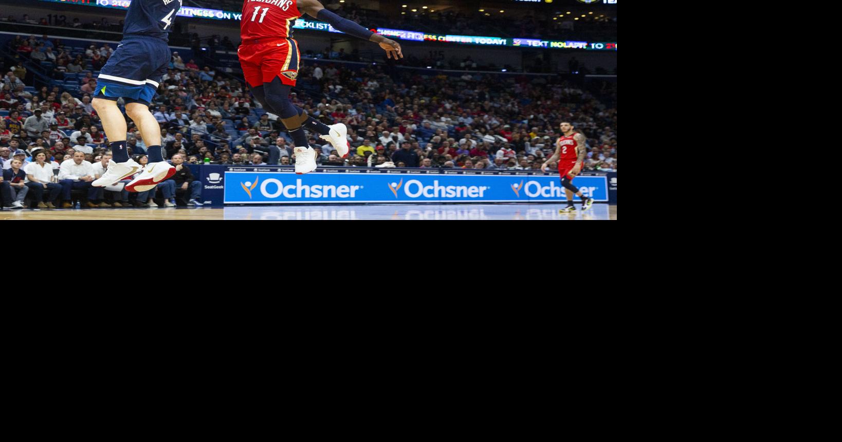 Photos: Minnesota Timberwolves celebrate a victory over the New Orleans ...