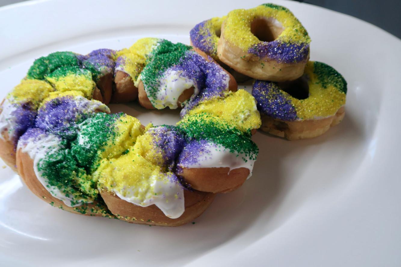 Go nuts for these doughnut shop king cakes, from old school to modern ...