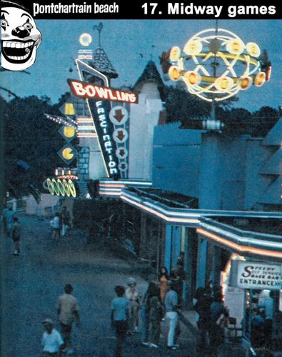 Here's your (completed) guide map to Pontchartrain Beach ...