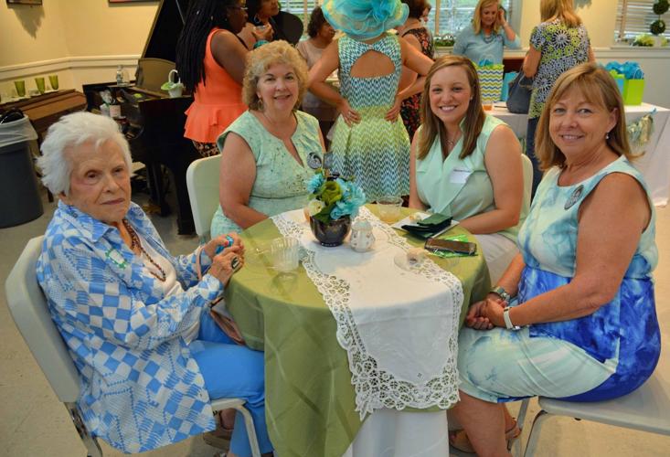 Green and blue all over at Tulane University pre-season tea | Parties ...
