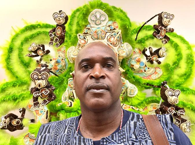 Mardi Gras Indian Shaka Zulu's “Monkey Mosaic” suit | Arts | nola.com