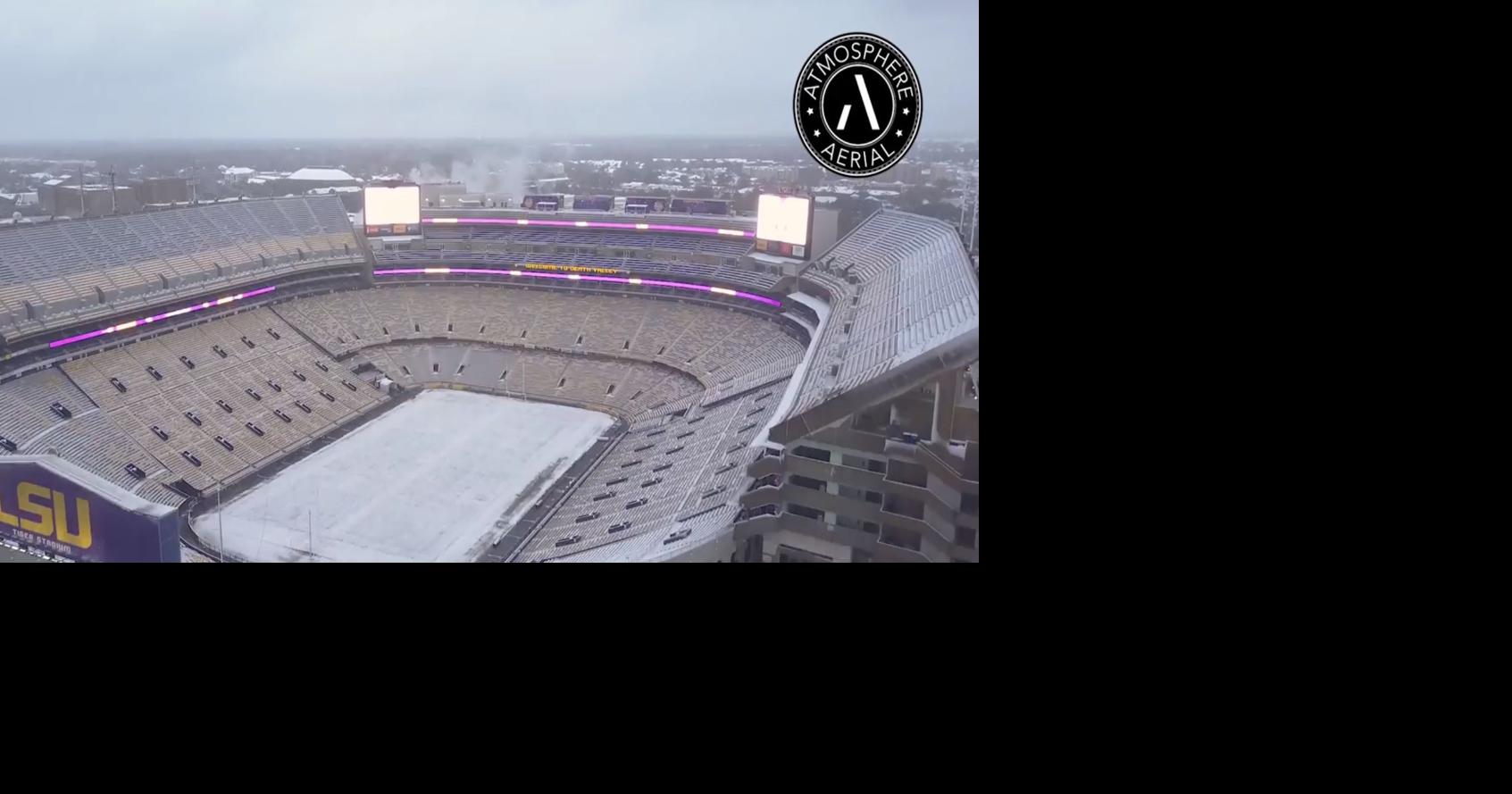 Drone video: Aerial views of LSU, downtown Baton Rouge on incredible ...