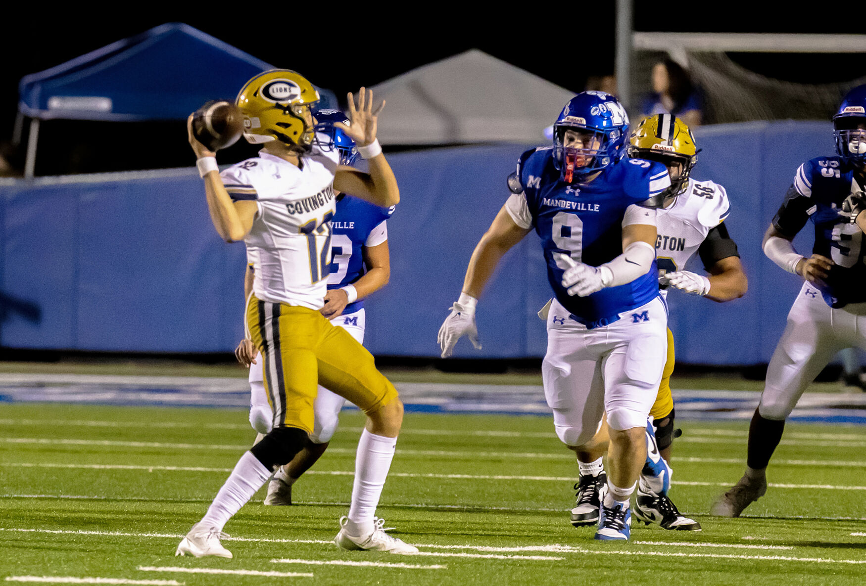 Mandeville uses pair of interceptions to hold off Covington | Prep ...