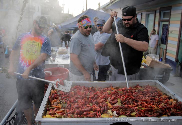 The fifth annual Jamie's Big A** Party on Oak St. in New Orleans ...