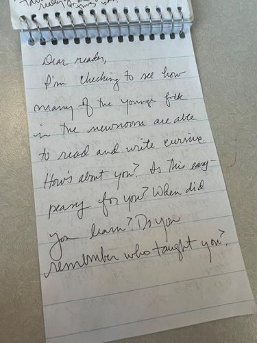 In Louisiana newsroom, journalists struggle with cursive ...