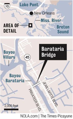 Jean Lafitte area's $60 million Barataria bridge replacement on hold ...